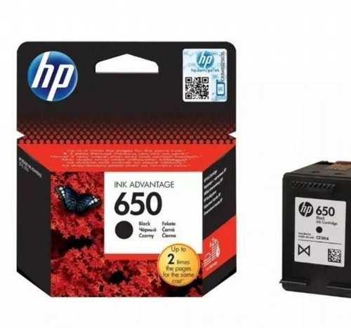 Картридж hp 650 черный