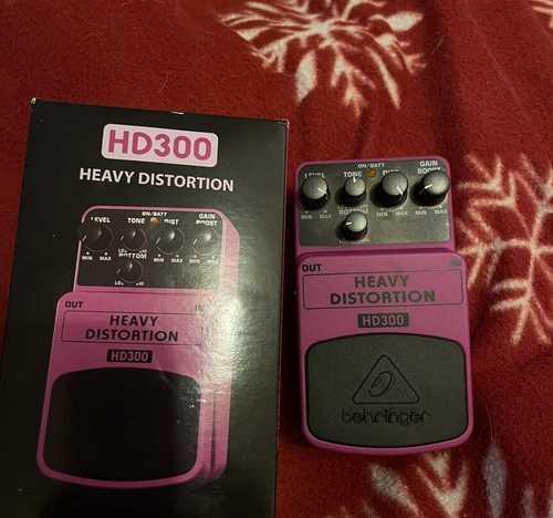 Гитарная педаль behringer Heavy Distortion HD300