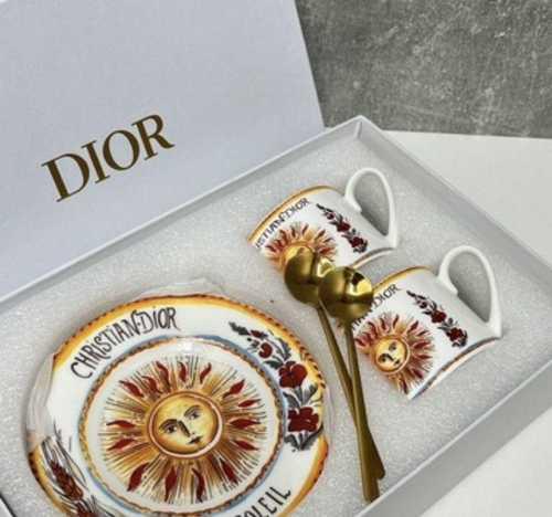 Dior комплект чайная пара+подарочная упаковка