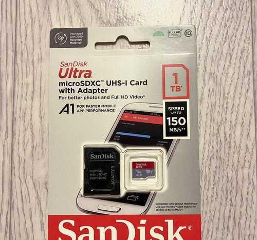 Карта памяти SanDisk Ultra microsdxc 1Tb 150MB/s