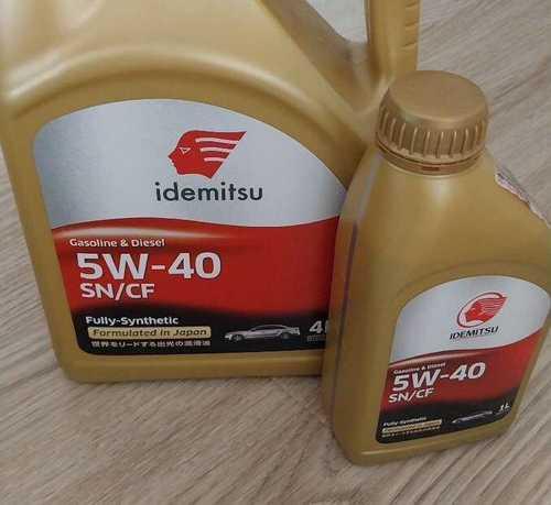 Масло моторное 5w40 idemitsu