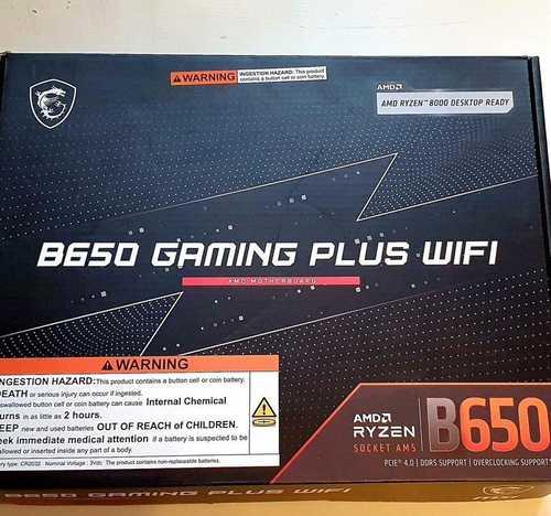 MSI B650 gaming plus wifi, AM5