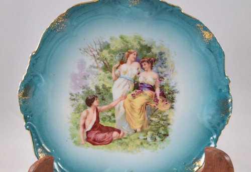 Антикварная тарелка, Франция, 19 век
