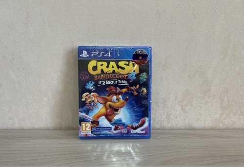 Crash Bandicoot 4 it's about time ps4 ps5 диск