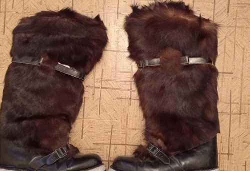 Унты мужские собачья шерсть СССР