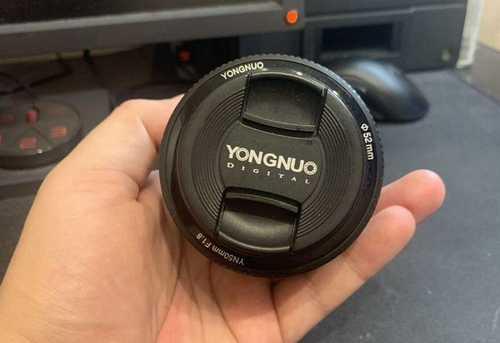 Объектив Yongnuo 50mm f1.8