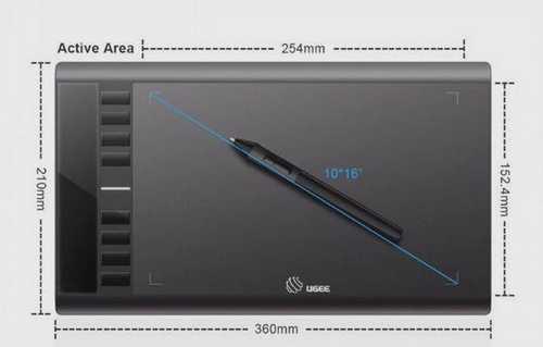 Графический планшет Ugee m708 большой