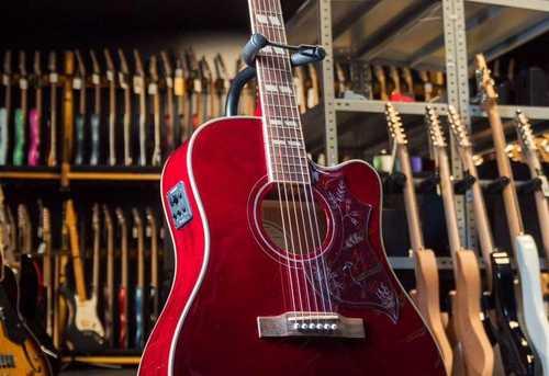 Epiphone Hummingbird Pro Cutaway Wine Red