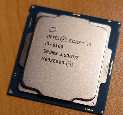 Процессор Intel Core i3-8100