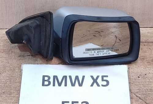 Зеркало Rh с подсветк. 16 пин BMW X5 E53, рест. 04