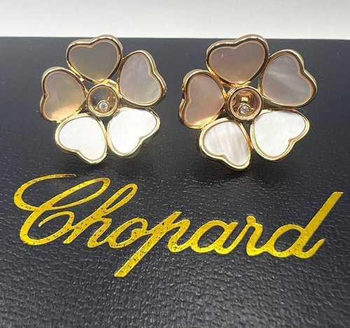 Золотые Серьги Chopard