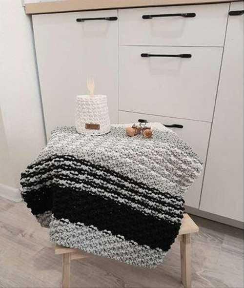 Вязанные коврики, коврик в ванную