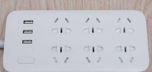 Удлинитель Xiaomi Mi Power Strip 6 (CXB6-1QM)