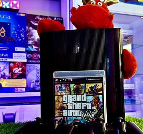 Sony PlayStation 3 Super Slim   GTA V / Гарантия