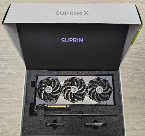 MSi Suprim X RTX 3080, 10Gb, идеал/комплект