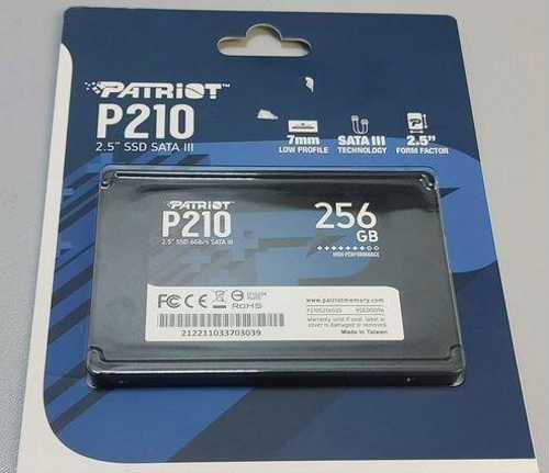 SSD Patriot 256Gb (P210S256G25) Новый