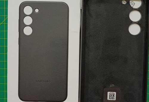Чехол-накладка Samsung Leather Case S23+
