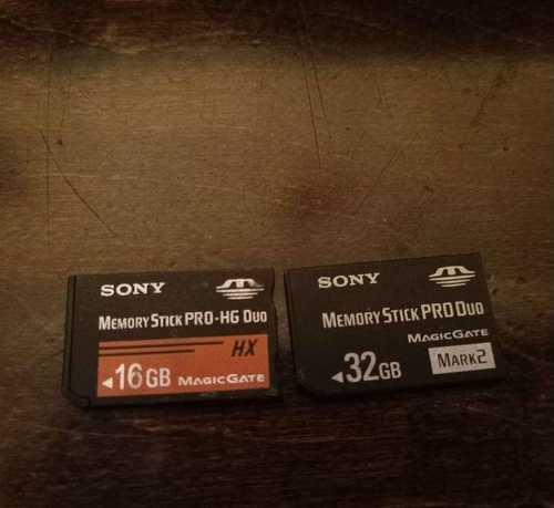 Sony Memory Stick PRO Duo MagicGate Mark2 32 Гб
