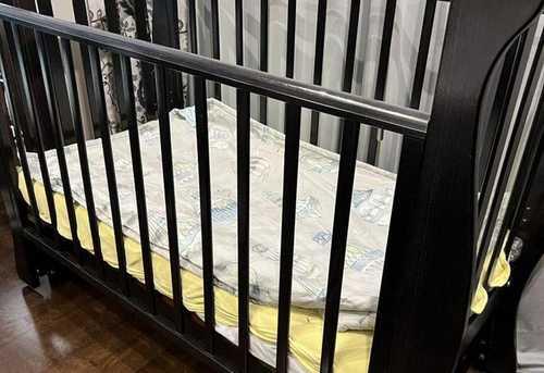 Детская кровать Лель венге