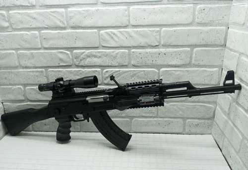 Полноразмерный автомат AK-47 с пульками