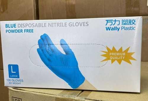 Wally plastic, Перчатки нитриловые, одноразовые