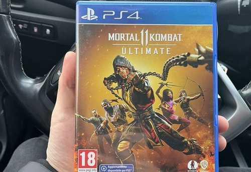Установочный диск. Mortal kombat 11 ultimate ps4