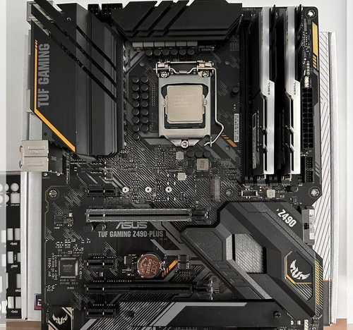 Комплект. Asus tuf z490, Intel i9 10900, DDR 4 16
