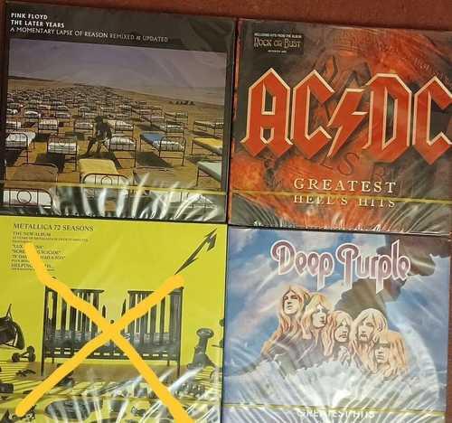 Pink Floyd, Deep Purple, AC/DC на cd