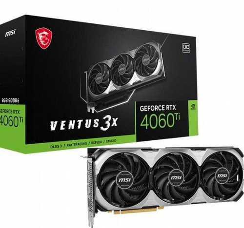 MSI GeForce RTX 4060 TI ventus 3X E 8G OC 2580MHz