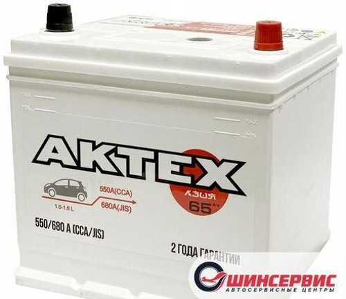 Автомобильный аккумулятор Aktex Asia 65 Ач 550 А о