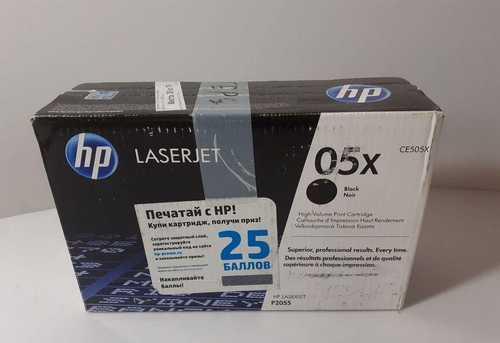 Новый оригинальный картридж HP CE505X (05X)