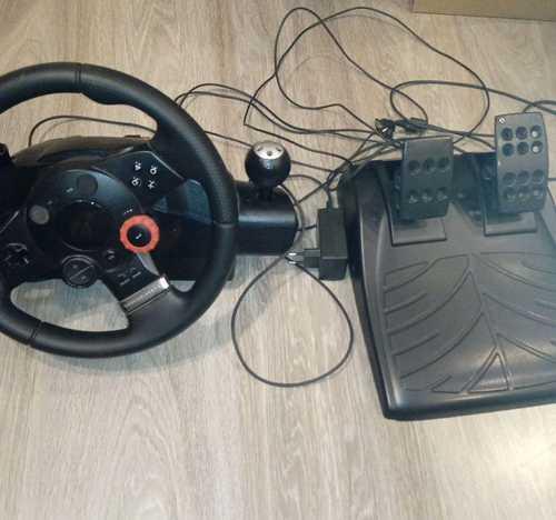 Руль dfgt 900 logitech driving force gt игровой