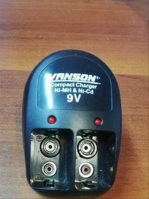 Vanson V-228 зарядное устройство для Крона (6F22)
