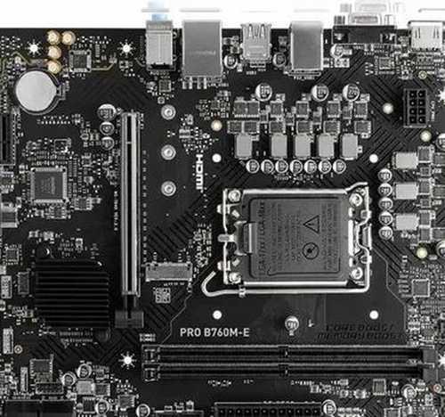 Материнская плата MSI PRO B760M-E, LGA 1700, Intel