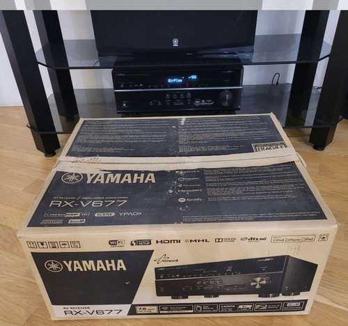 Ресивер yamaha rx v677 black