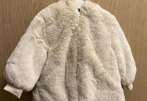 Куртка шубка zara kids 86