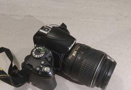 Зеркальный фотоаппарат nicon d3000