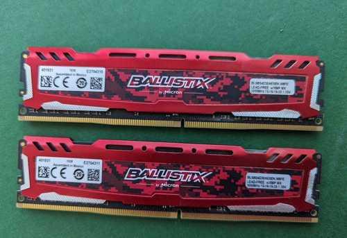 Оперативная память озу ballistix ddr4 16GB