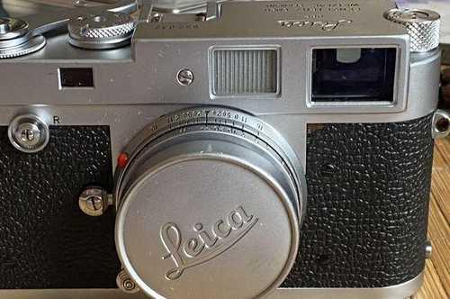 Плёночный фотоаппарат Leica m2+elmar m50 2.8