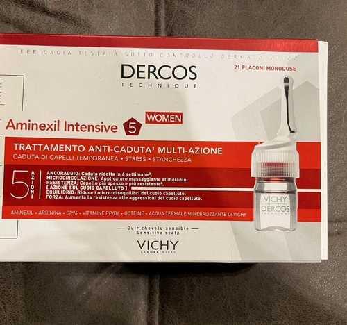 Vichy dercos aminexil 5 (woman, 16 ампул)