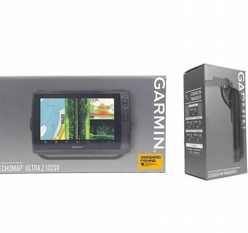 Garmin Echomap Ultra 2 102SV с датчиком GT 56 UHD