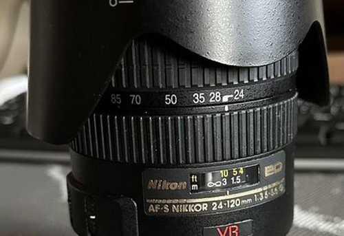 Объектив Nikon 24-120mm f/3.5-5.6G ED-IF AF-S V