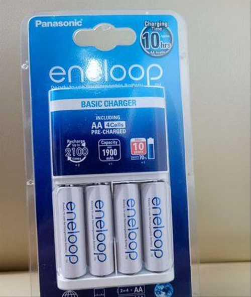 Panasonic Eneloop З.У.+4AA 1900 mA Оригинал