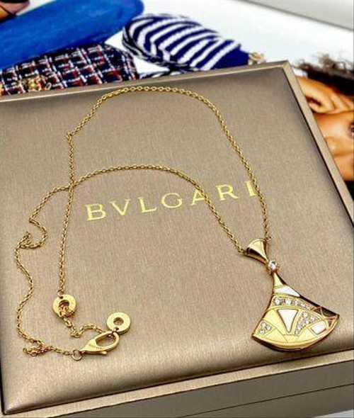 Колье Bvlgari vgold премиальное качество