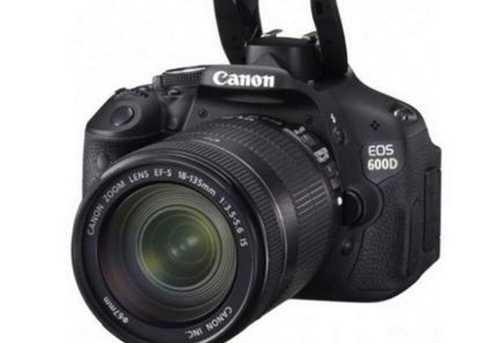 Фотоаппарат Canon 600d и 2 объектива