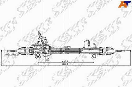 Рулевая рейка кашкай j10