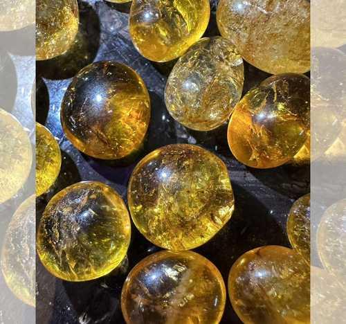 Янтарный цитрин минерал