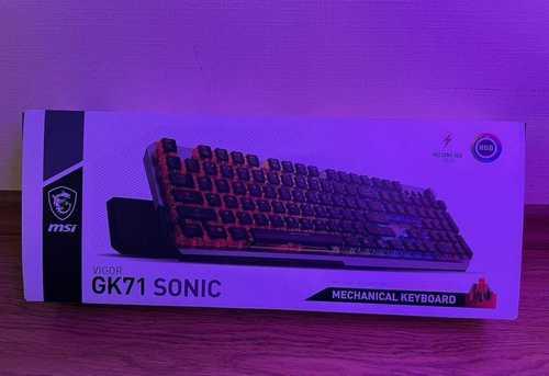 Механическая клавиатура msi vigor GK71 sonic
