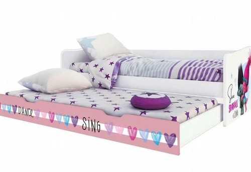 Кровать для девочки с матрасом