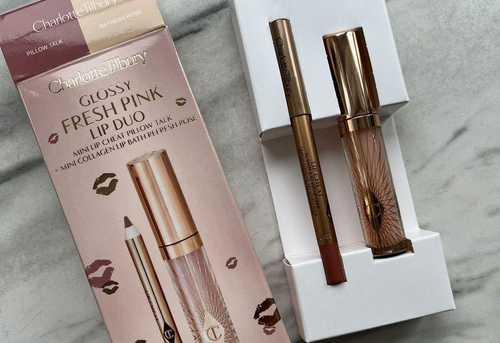 Charlotte tilbury pillow talk карандаш и блеск